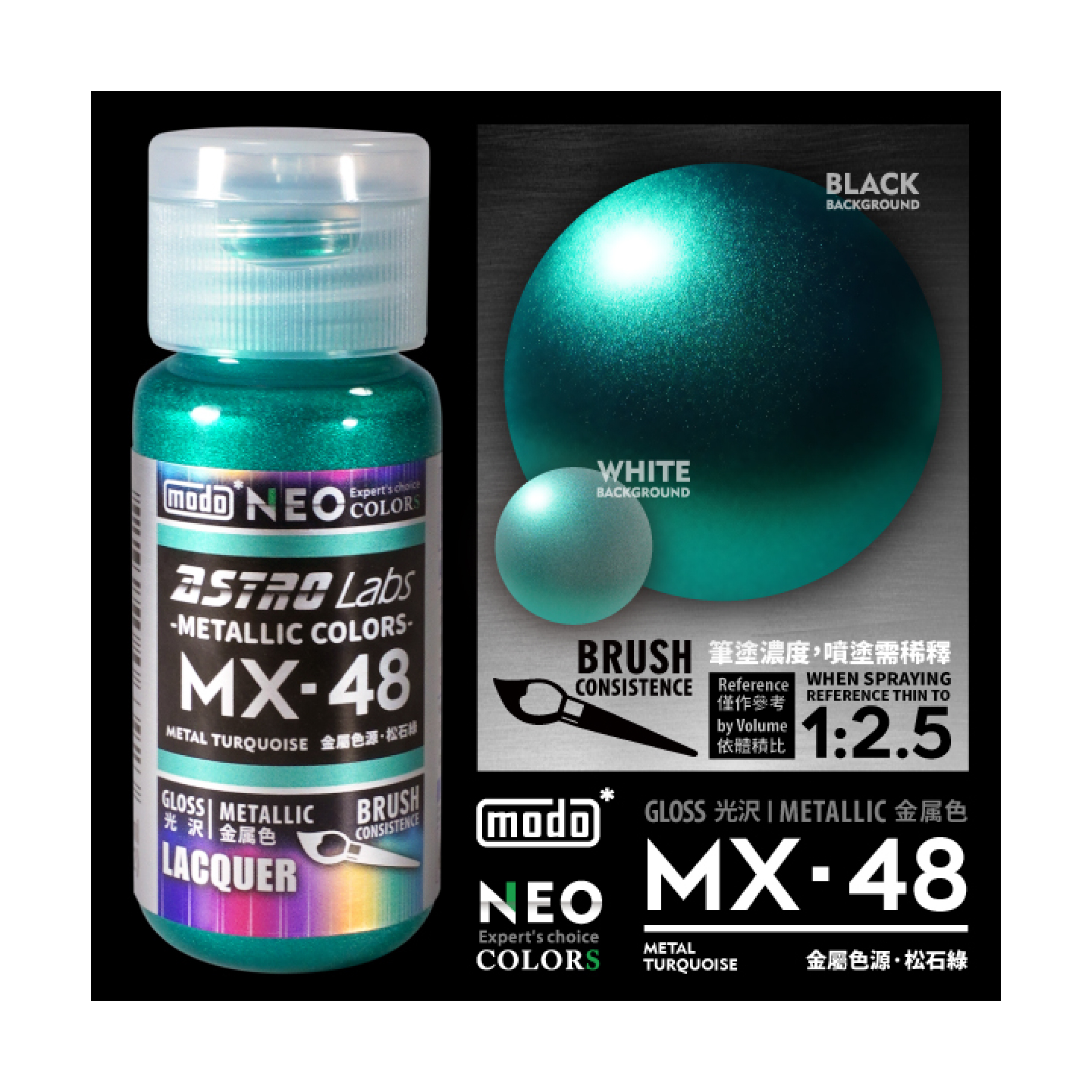 NEO MX48-金屬色源 松石綠
