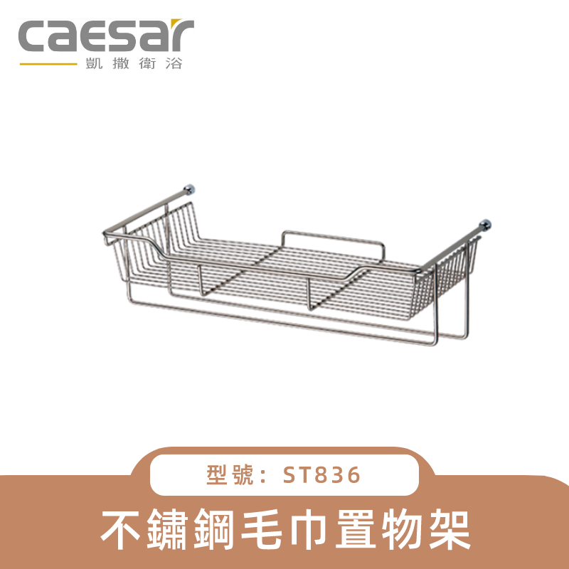 CAESAR凱撒衛浴 不鏽鋼珍珠鎳 毛巾置物架 ST836